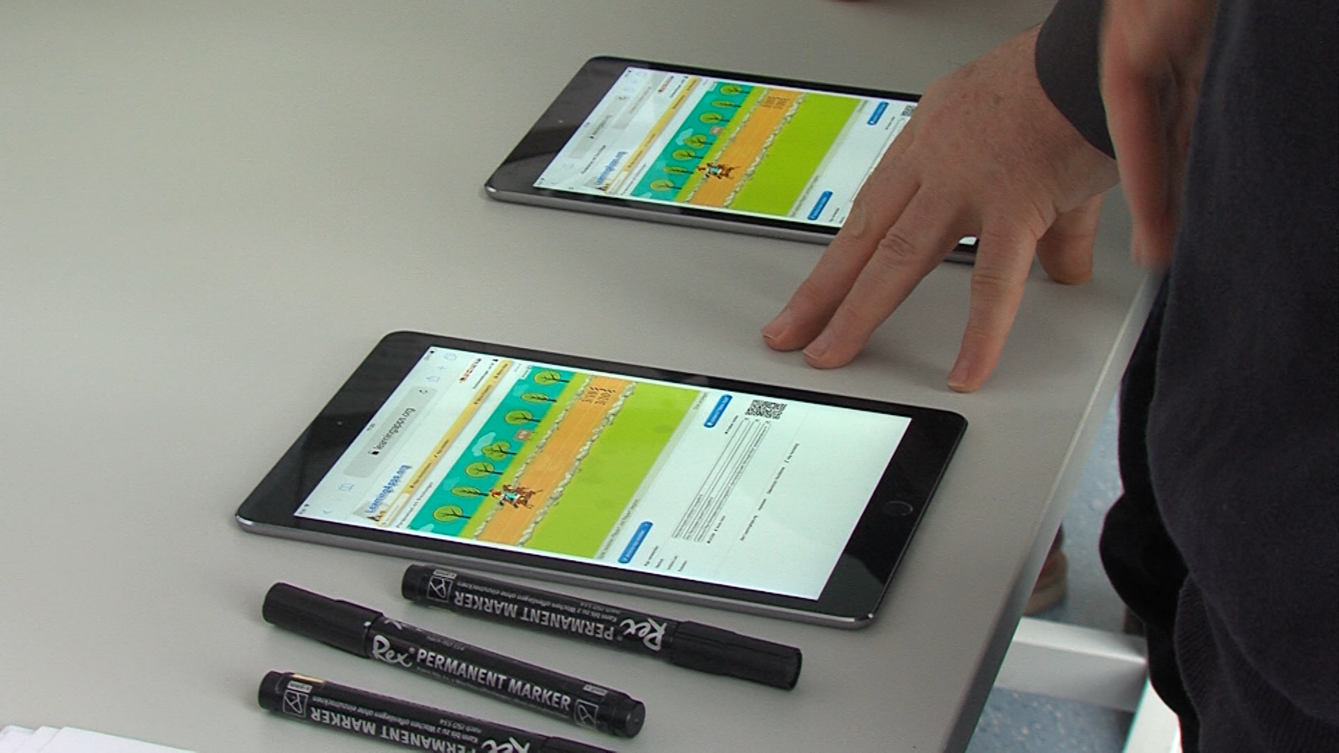 Tablets an der Gewerblichen Schule