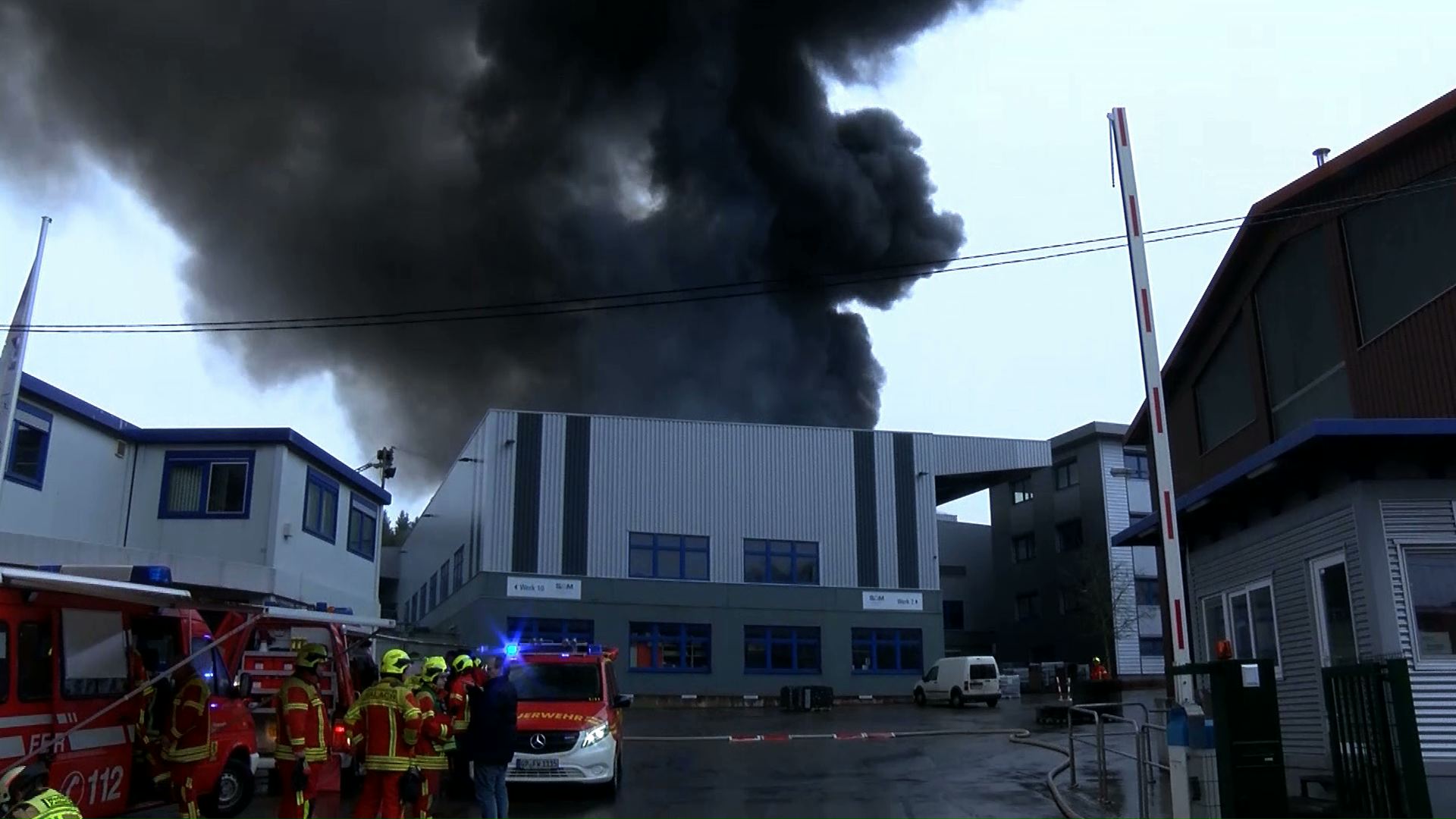 Folgen des Brandes der Firma SAM